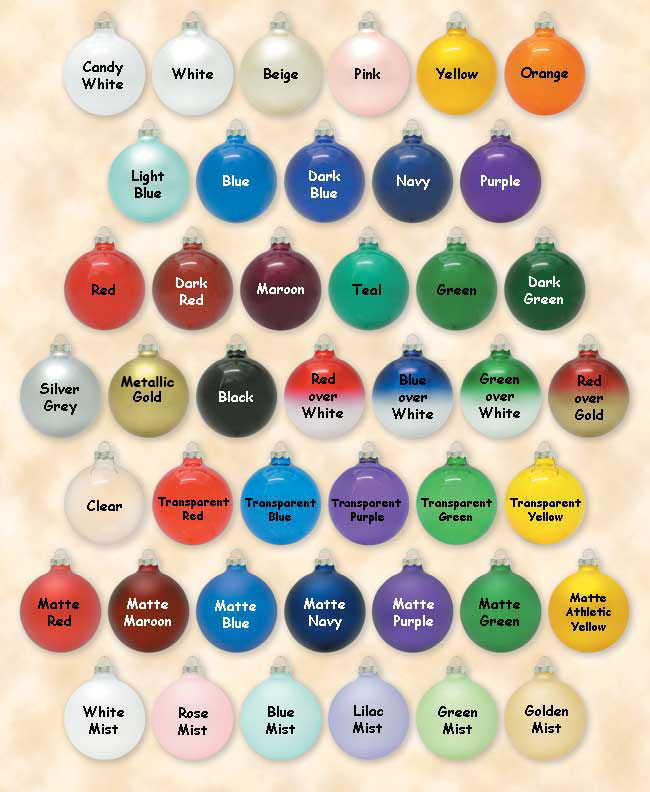 TOPPERSCOT'S STOCK COLORS